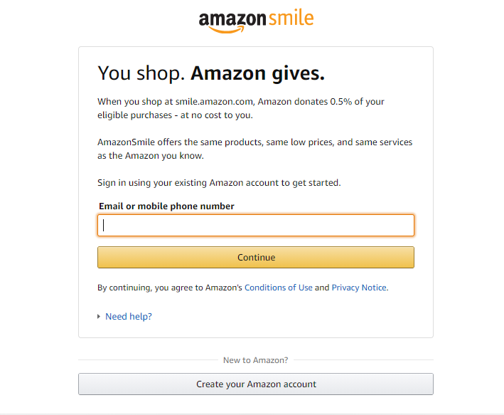 Amazon Smile - UHPhealth